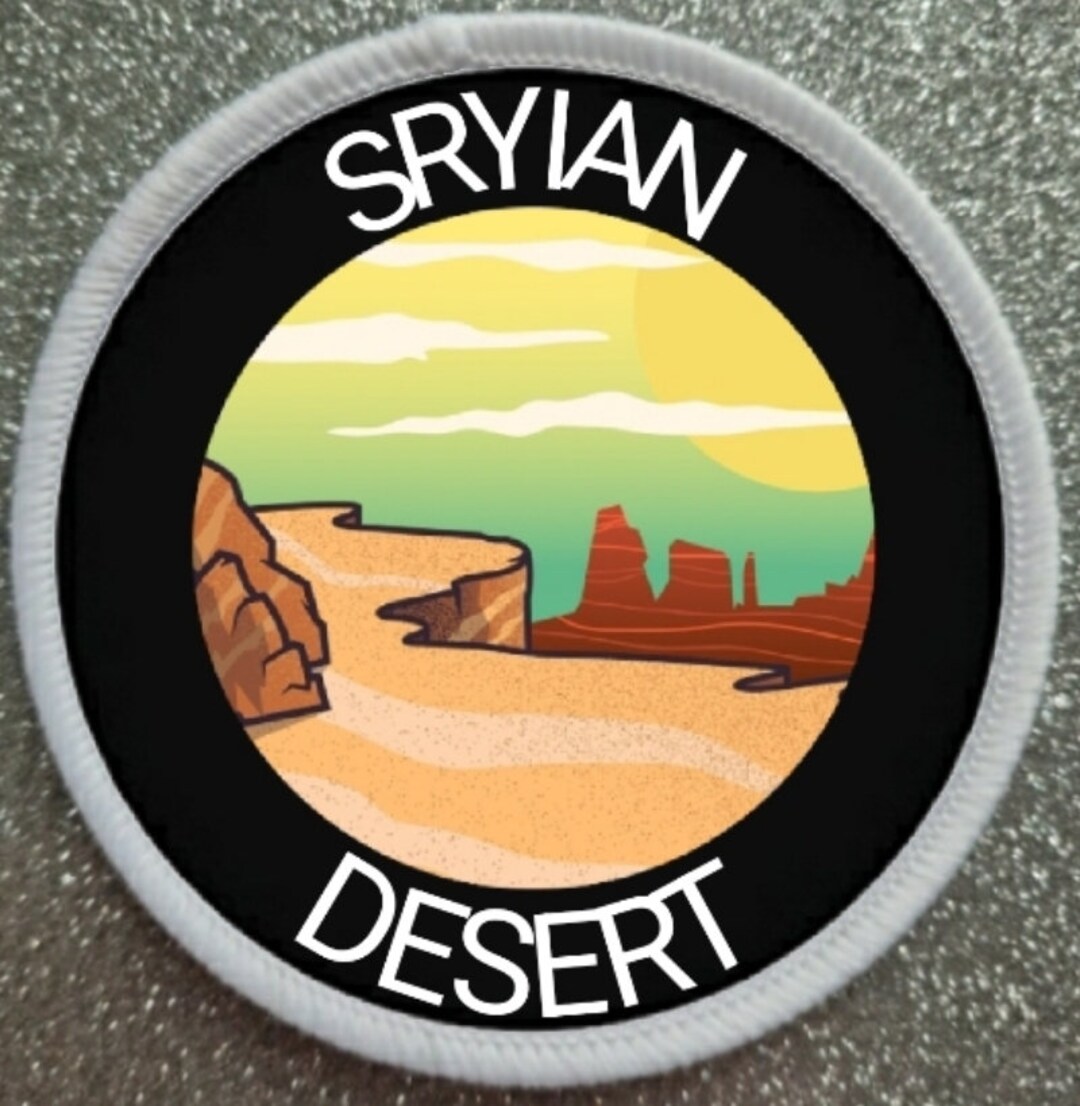 Syrian Desert 3 Inch Sublimation Patch Badge - Etsy