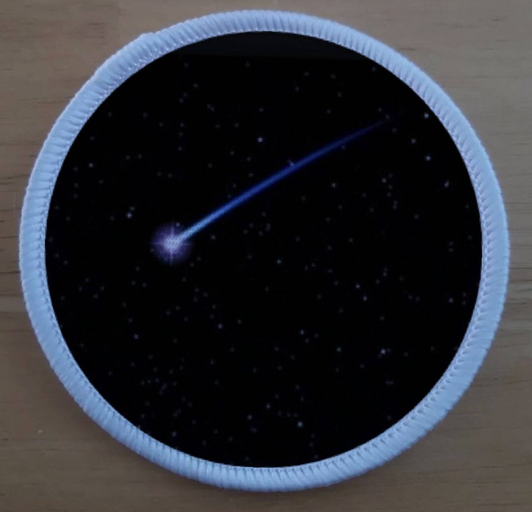 Shooting Star Comet Night Sky Space Patch Badge - Etsy