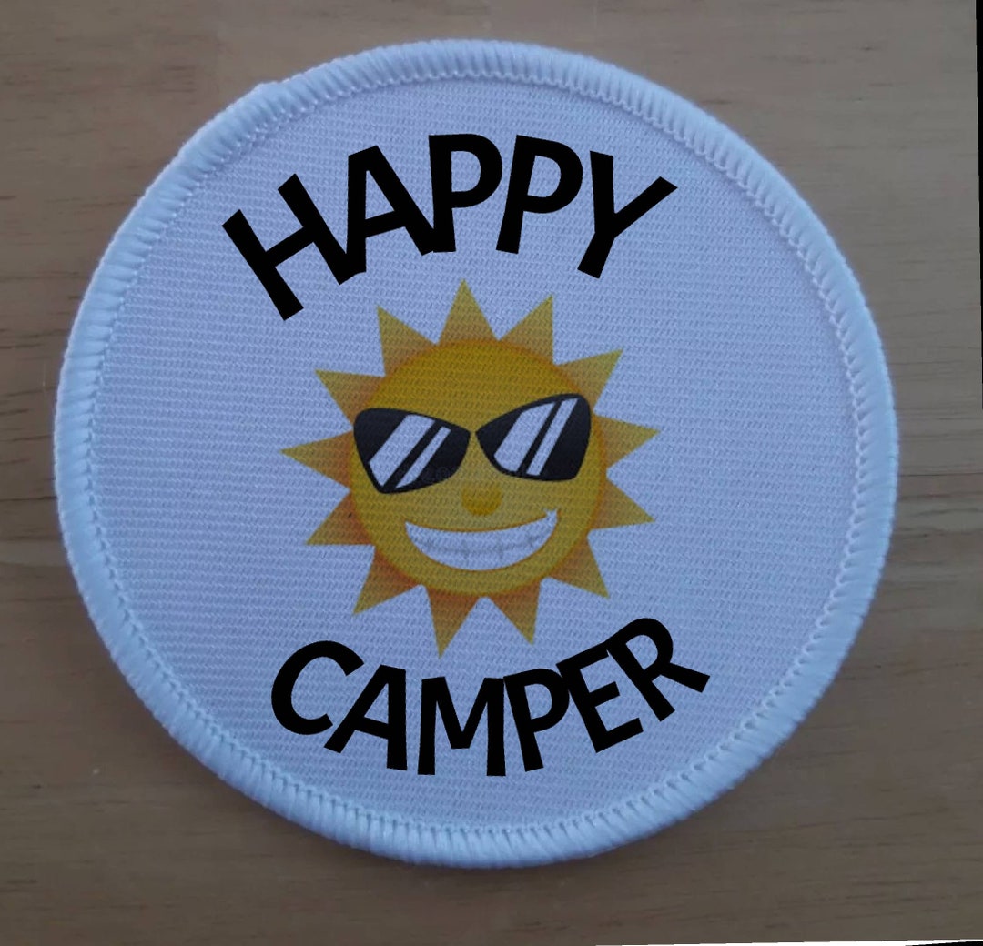 Camping Patch Badge - Etsy