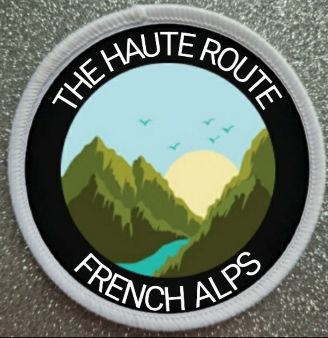 3 Inch the Haute Route French Alps Sublimation Patch Badge - Etsy