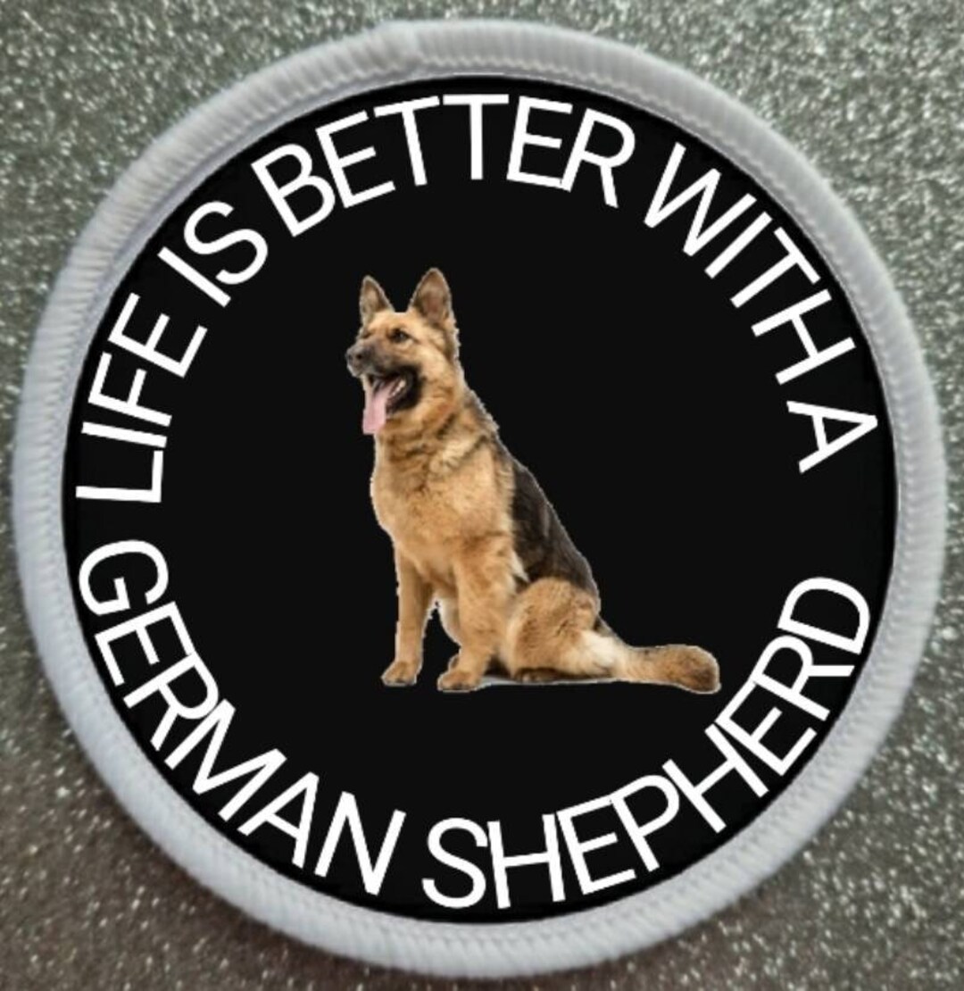 3 Inch German Shepherd Patch Badge - Etsy