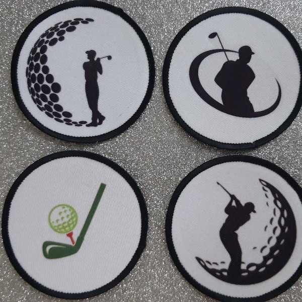 Custom Embroidered Patch - Golf Circle Patch - Personalize It! - Sew on ...