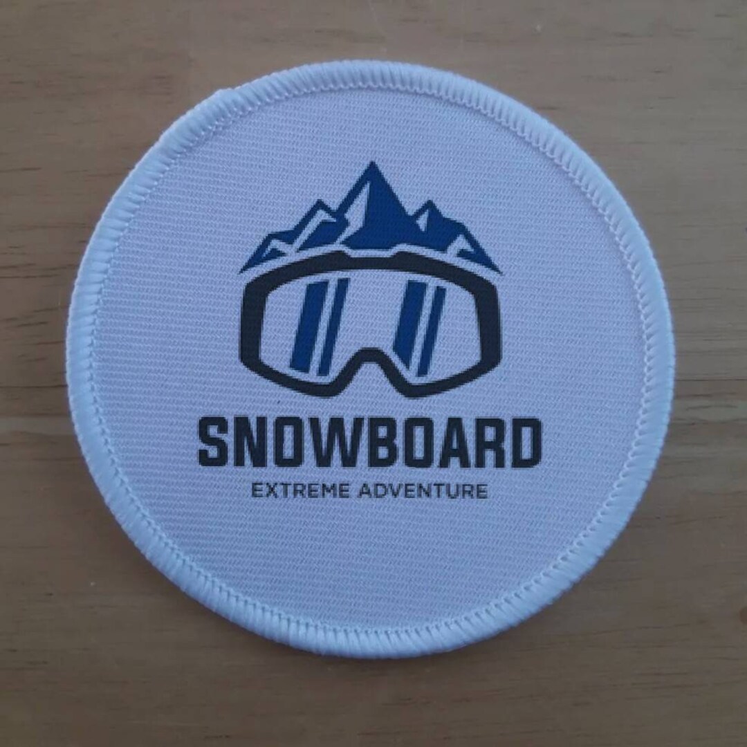 Snowboard Sublimation Patch Badge - Etsy