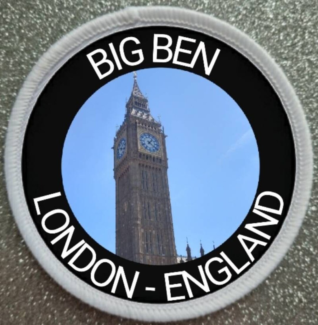 Big Ben London England 3 Inch Patch Badge - Etsy