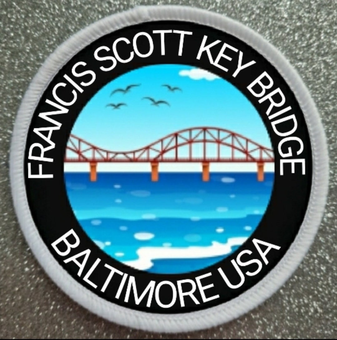 Francis Scott Key Bridge Baltimore USA 3 Inch Patch Badge - Etsy