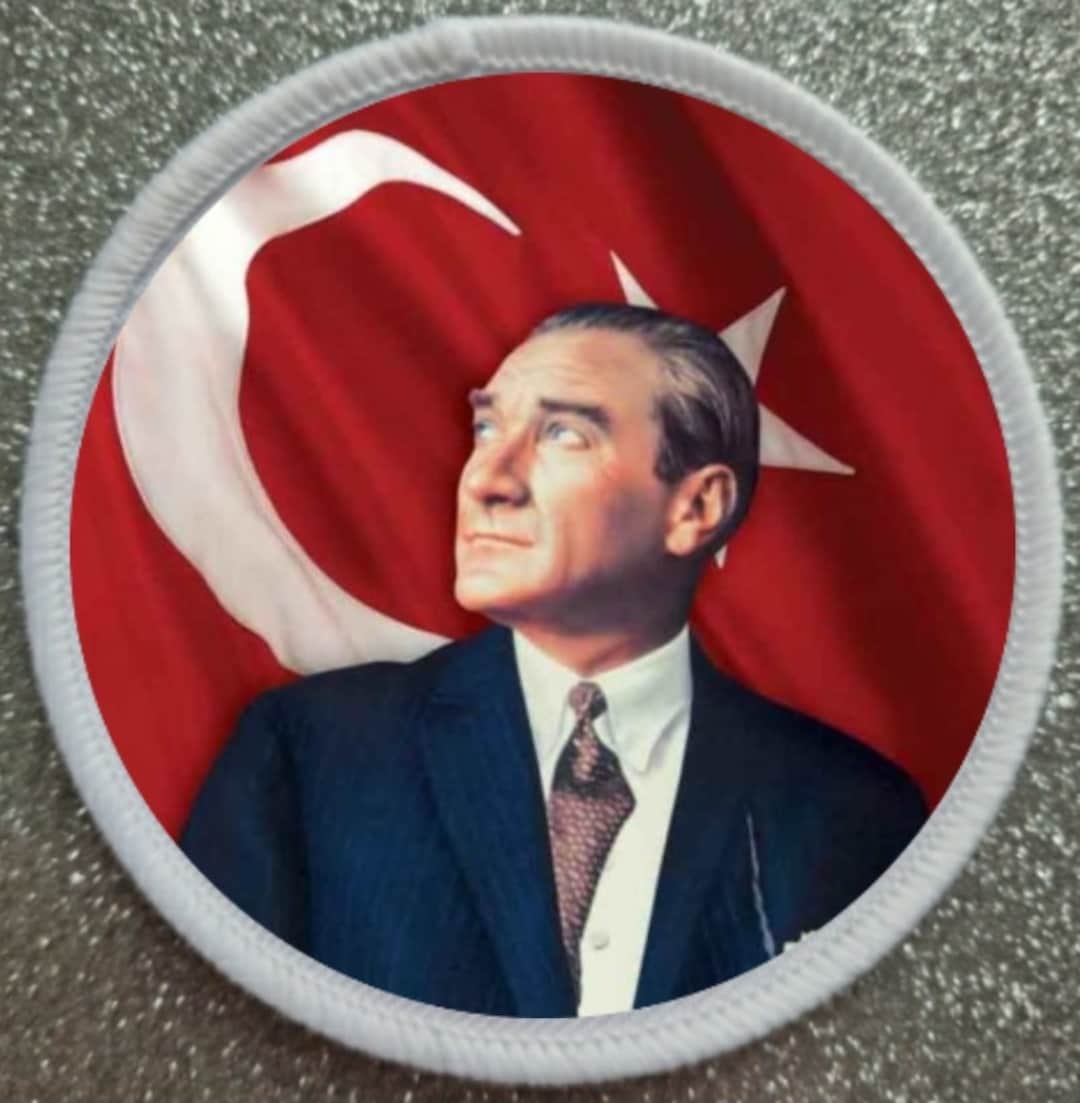 Mustafa Kemal Ataturk Turkey Turkiye 3 Inch Patch Badge - Etsy