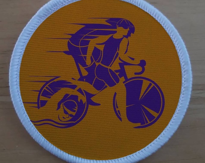 Let's Ride - Cycling Iron on Patch - Etsy