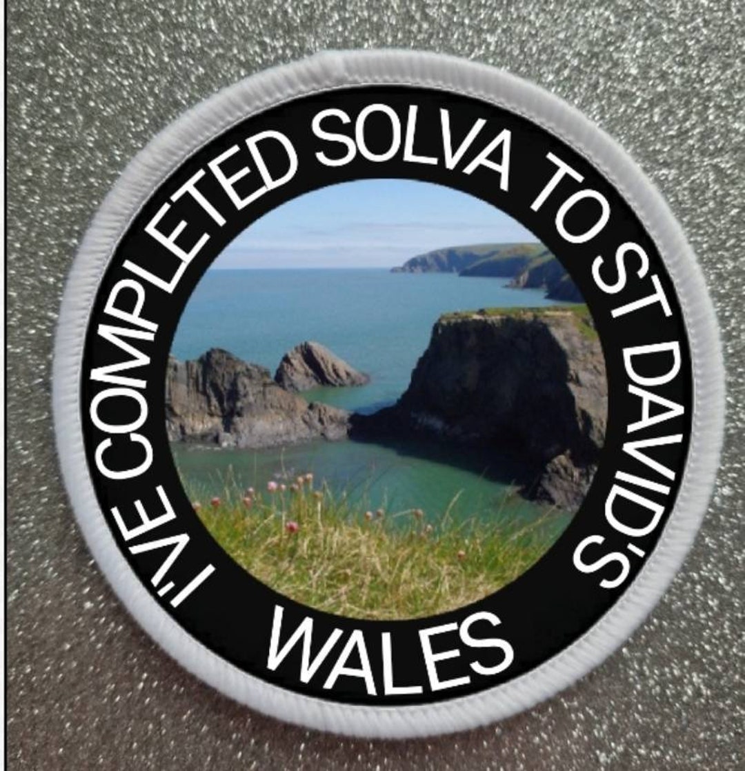 Solva to St David's Wales Walk 3 Inch Patch Badge - Etsy