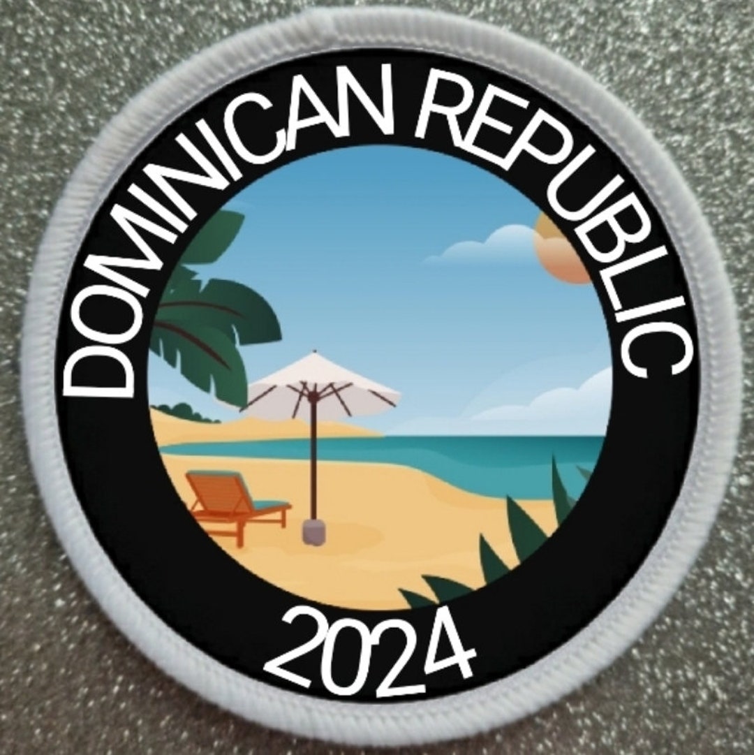 Dominican Republic 2024 Travel 3 Inch Patch Badge - Etsy