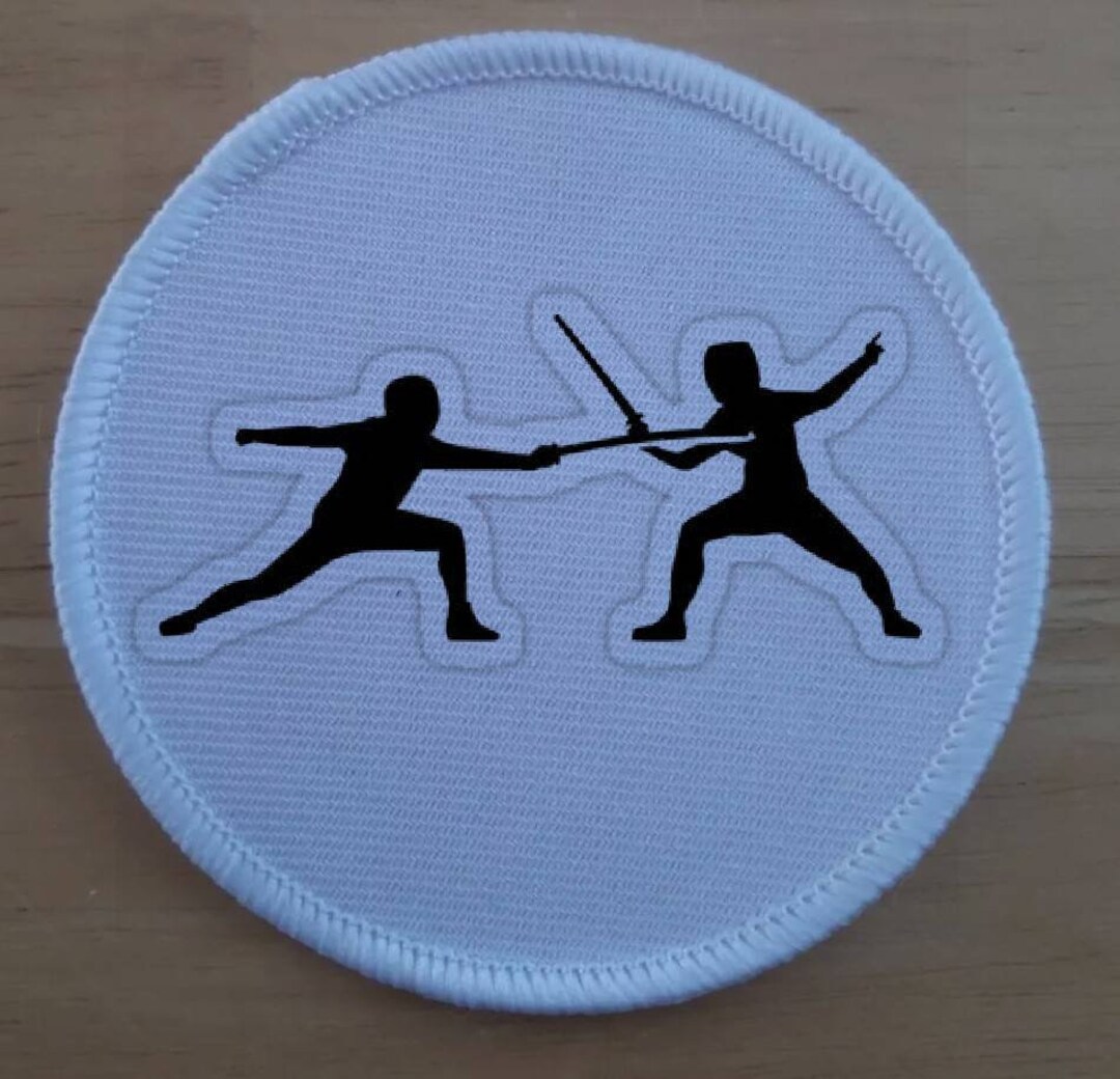 Fencing Sports Patch Badge - Etsy