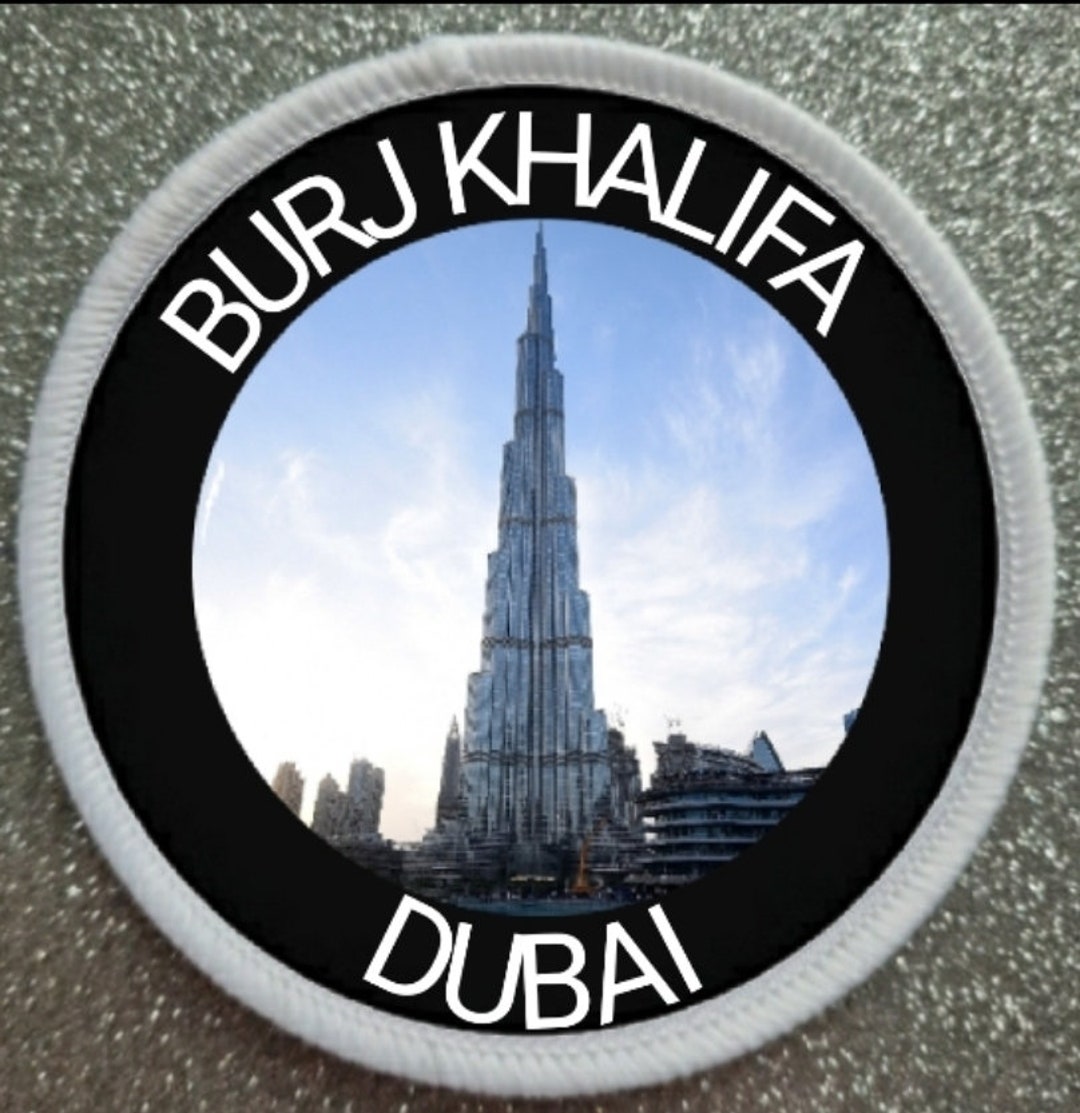 3 Inch Burj Khalifa Dubai Patch Badge - Etsy