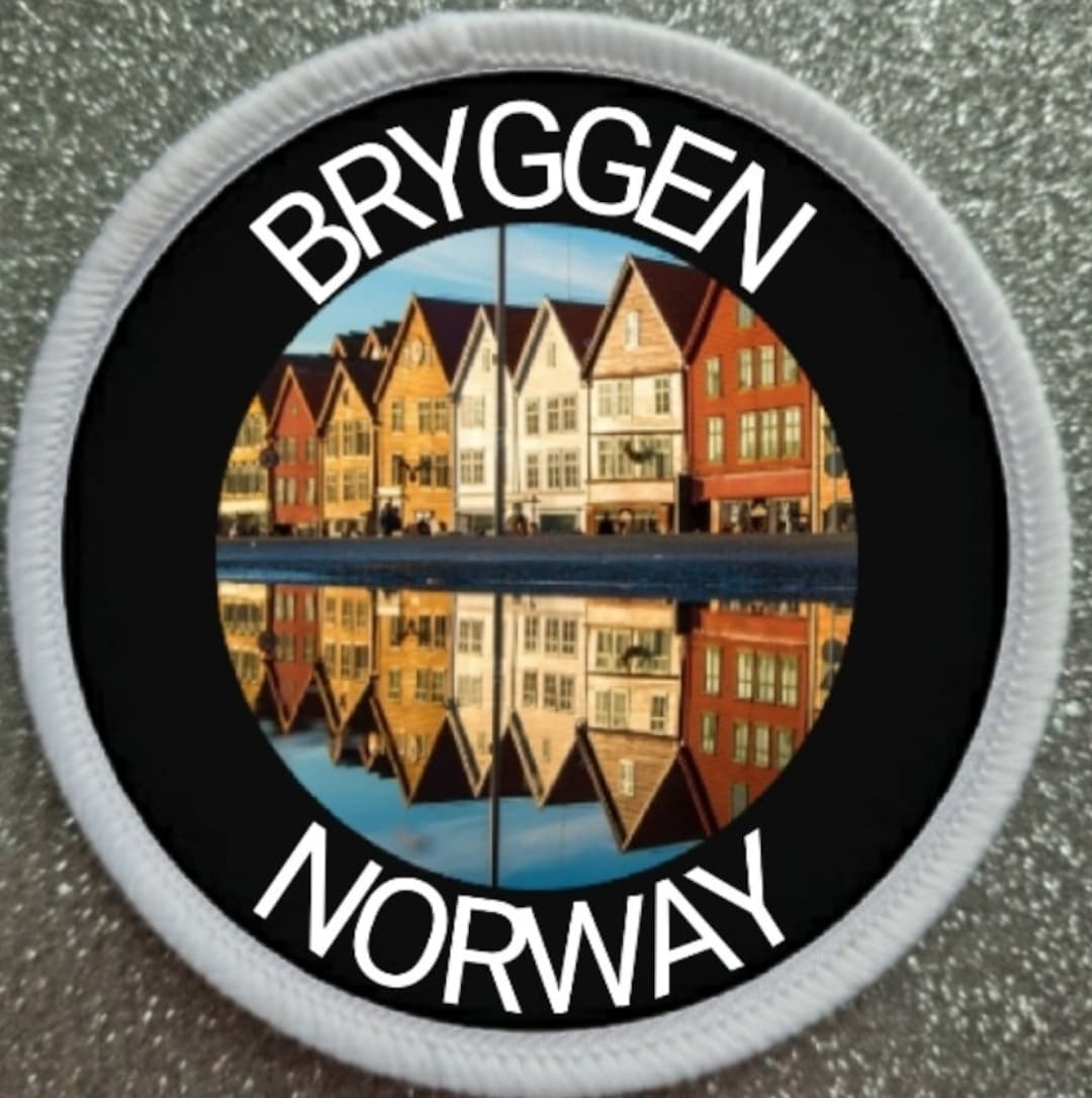 3 Inch Bryggen Norway Patch Badge - Etsy