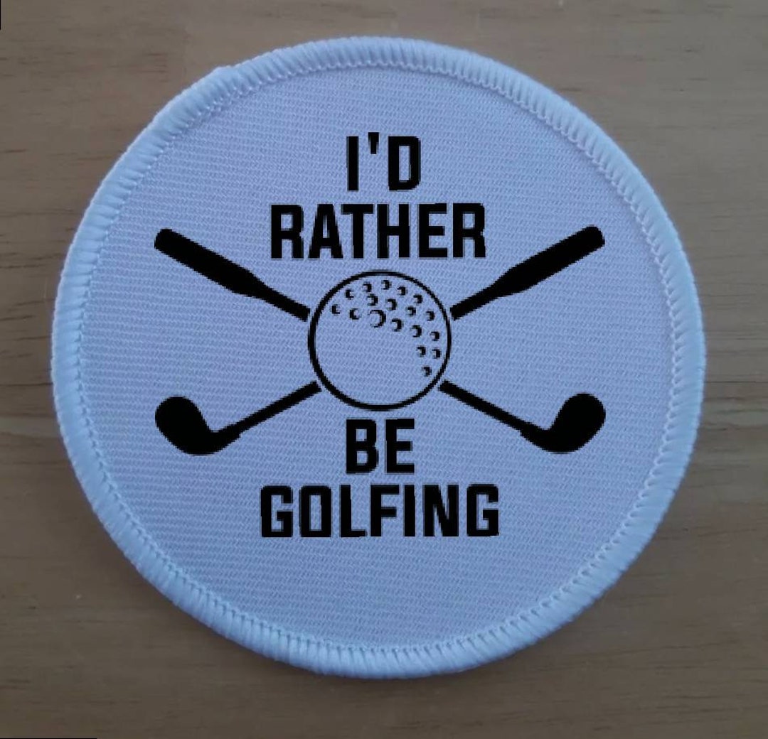 Golf Patch Badge - Etsy