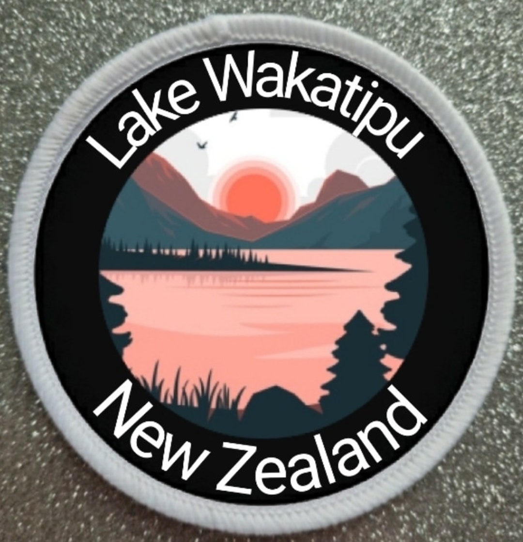 3 Inch Lake Wakatipu New Zealand Patch Badge - Etsy