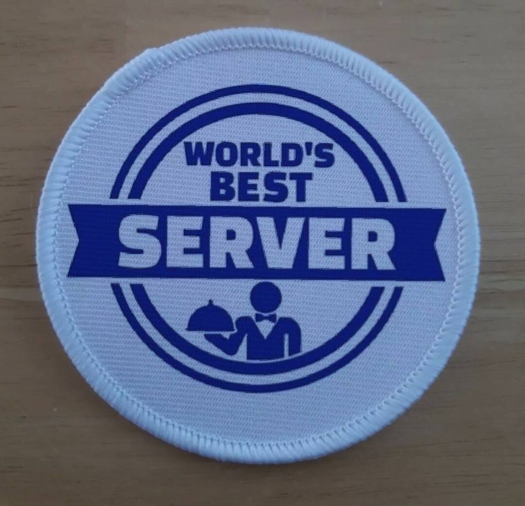 Worlds Best Server Patch Badge - Etsy