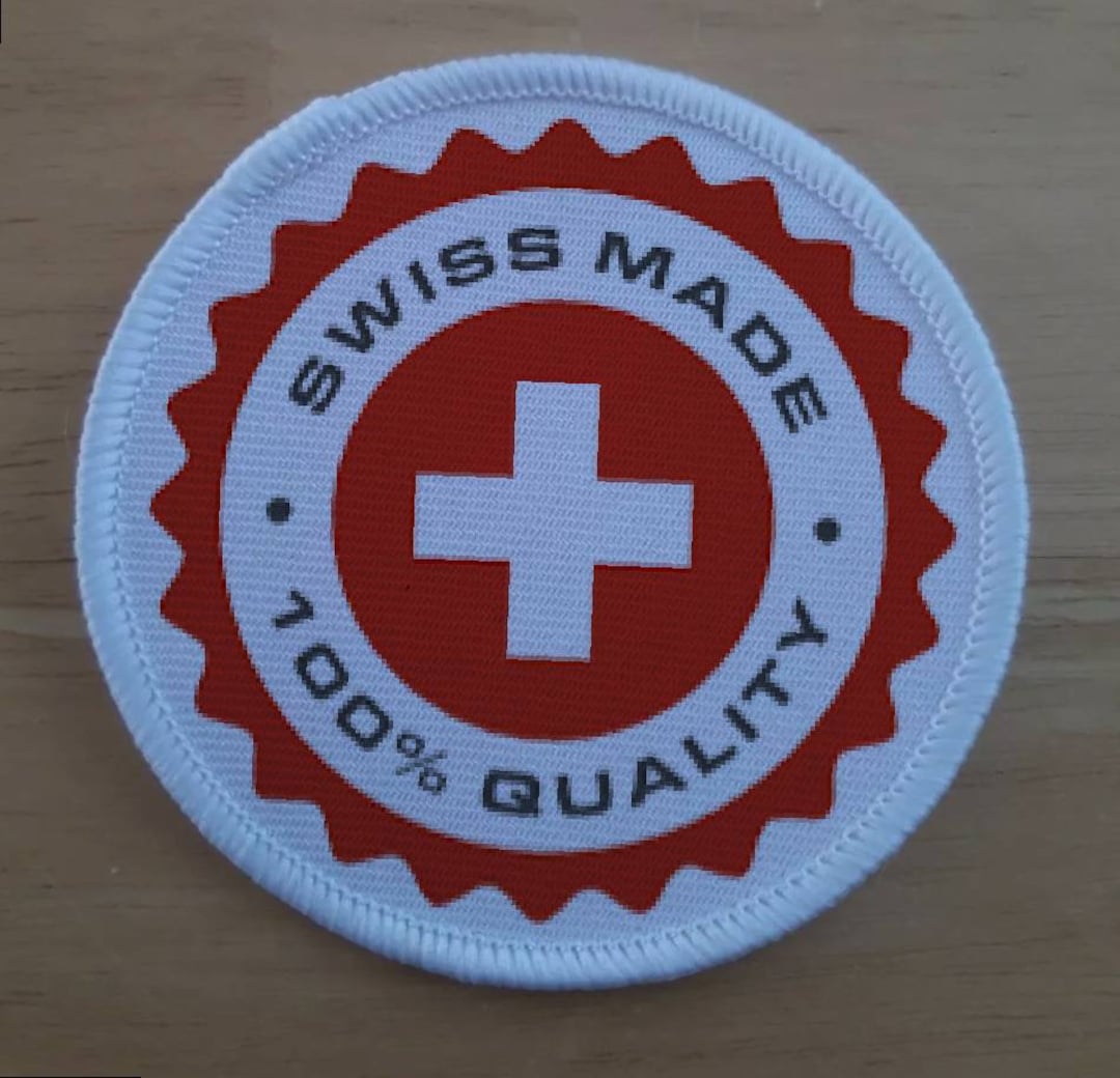 Swiss Made Patch Badge - Etsy