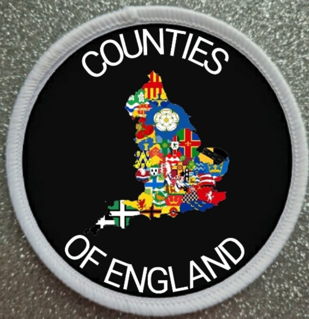 3 Inch Counties of England Patch Badge - Etsy