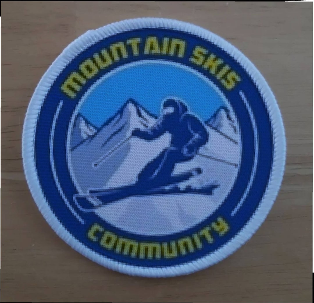 Ski Patch Badge - Etsy