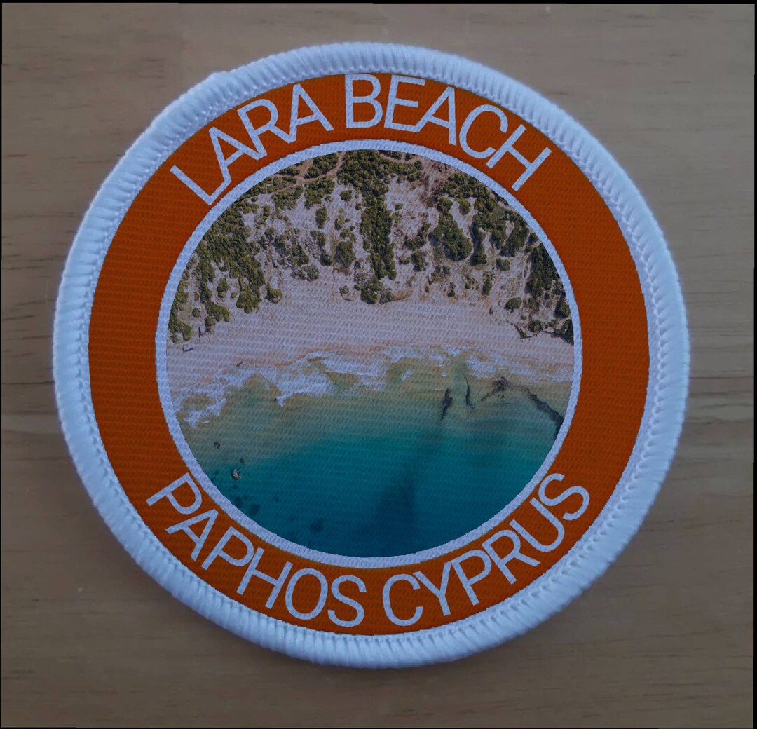Lara Beach Cyprus Patch Badge - Etsy