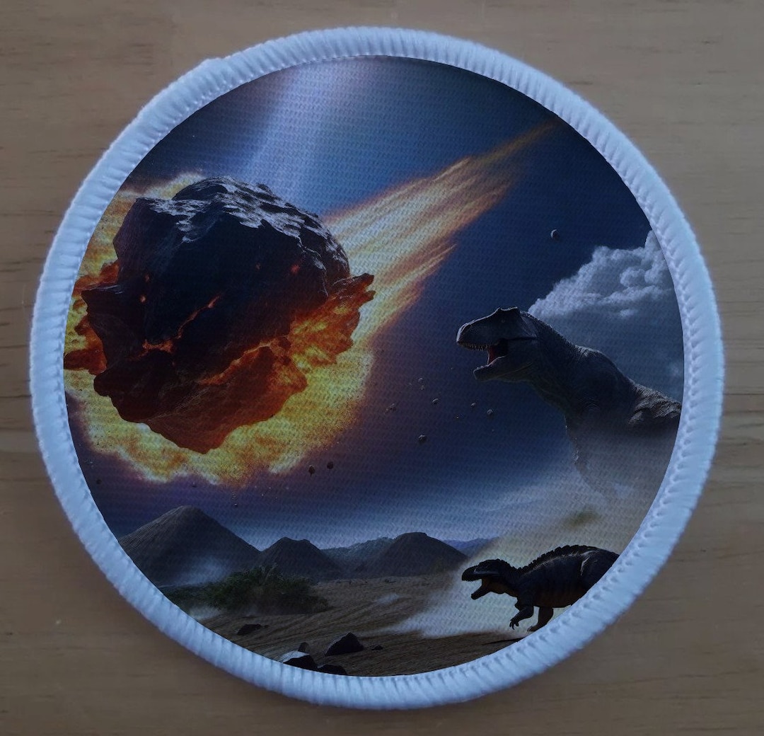 Dinosaur Extinction Doomsday Asteroid Patch Badge - Etsy
