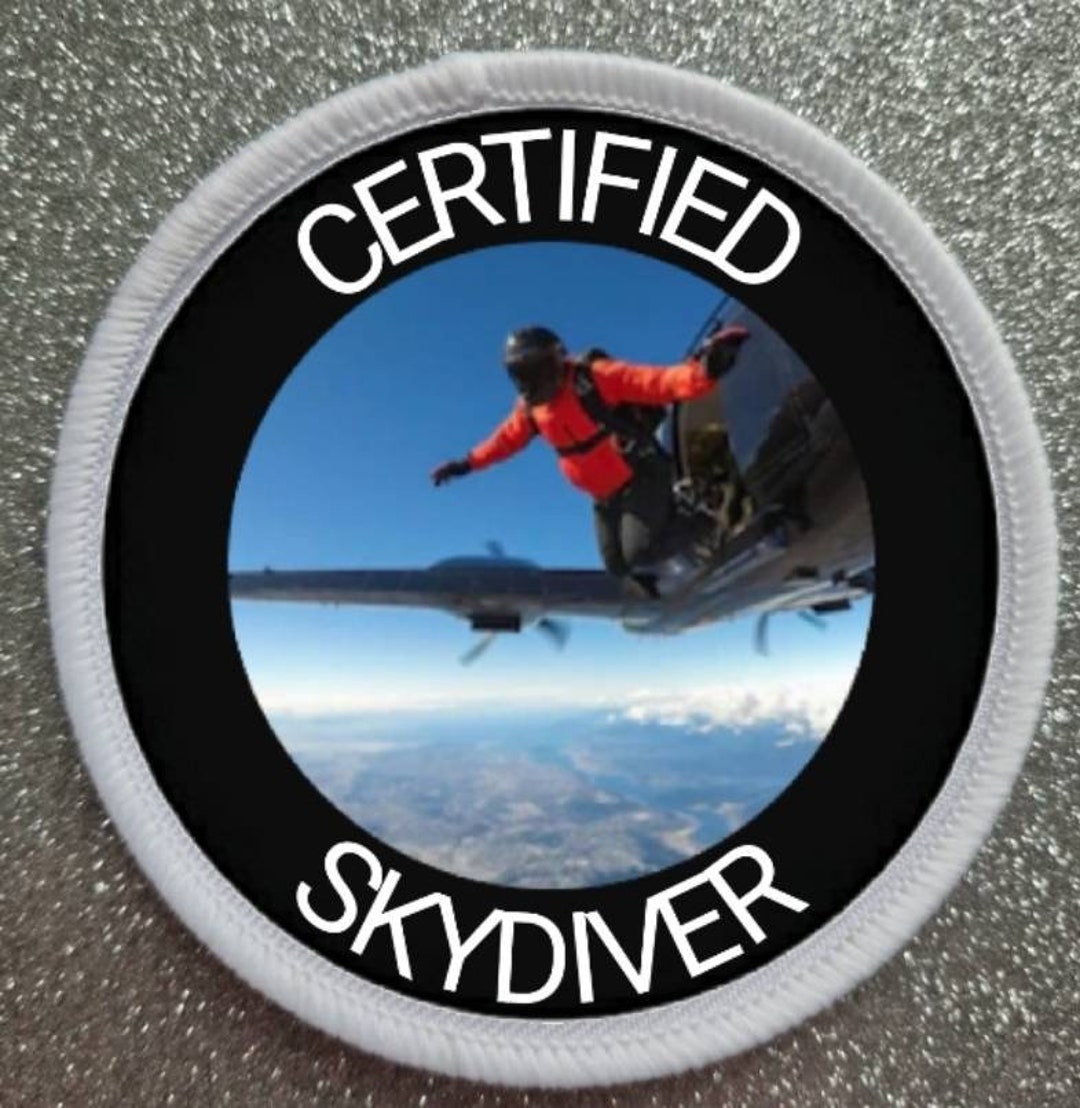 3 Inch Skydiving Patch Badge - Etsy