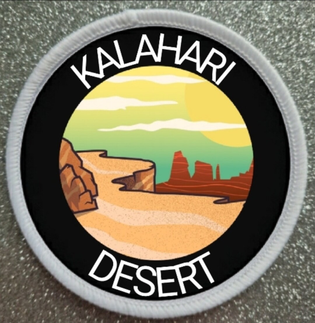 Kalahari Desert 3 Inch Sublimation Patch Badge - Etsy
