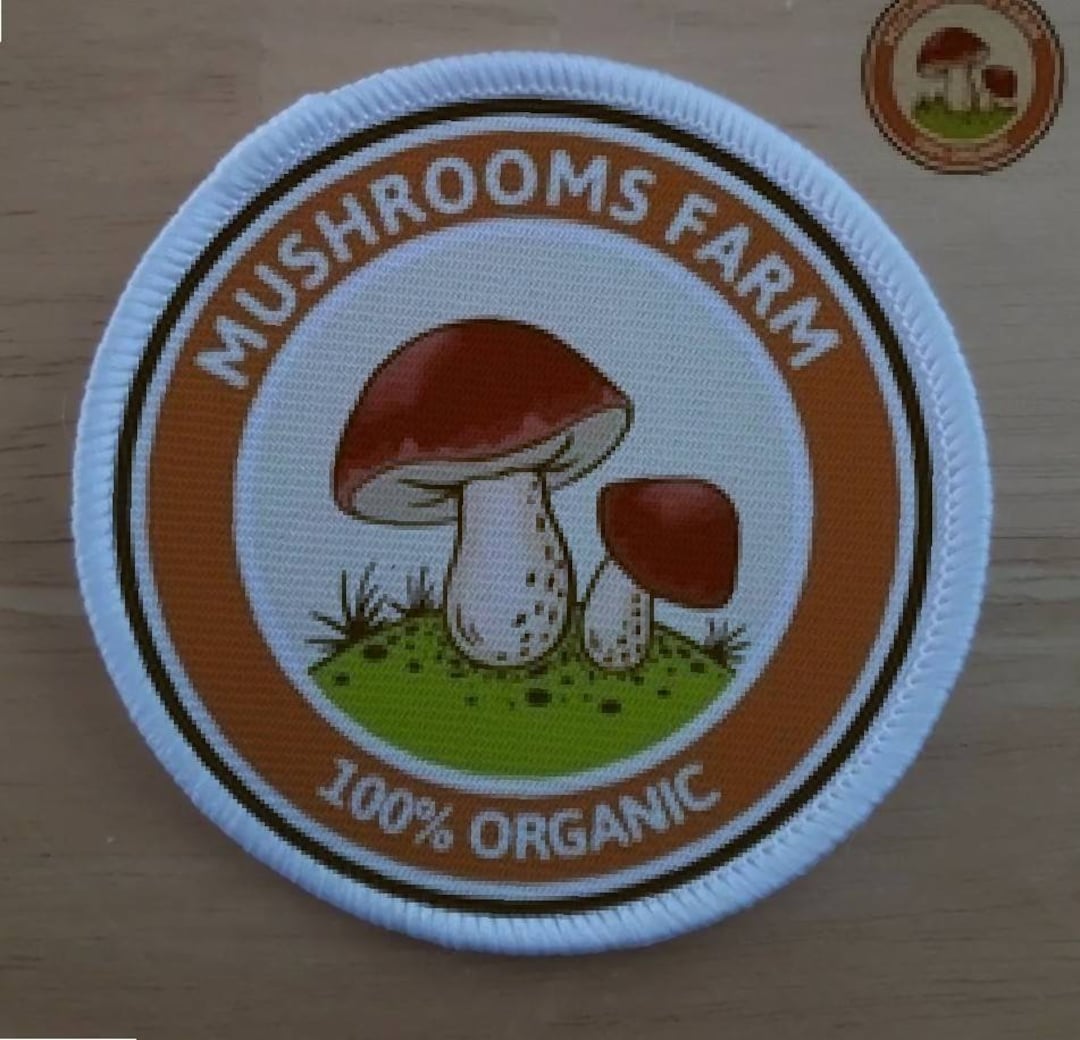 Mushroom Patch Badge - Etsy