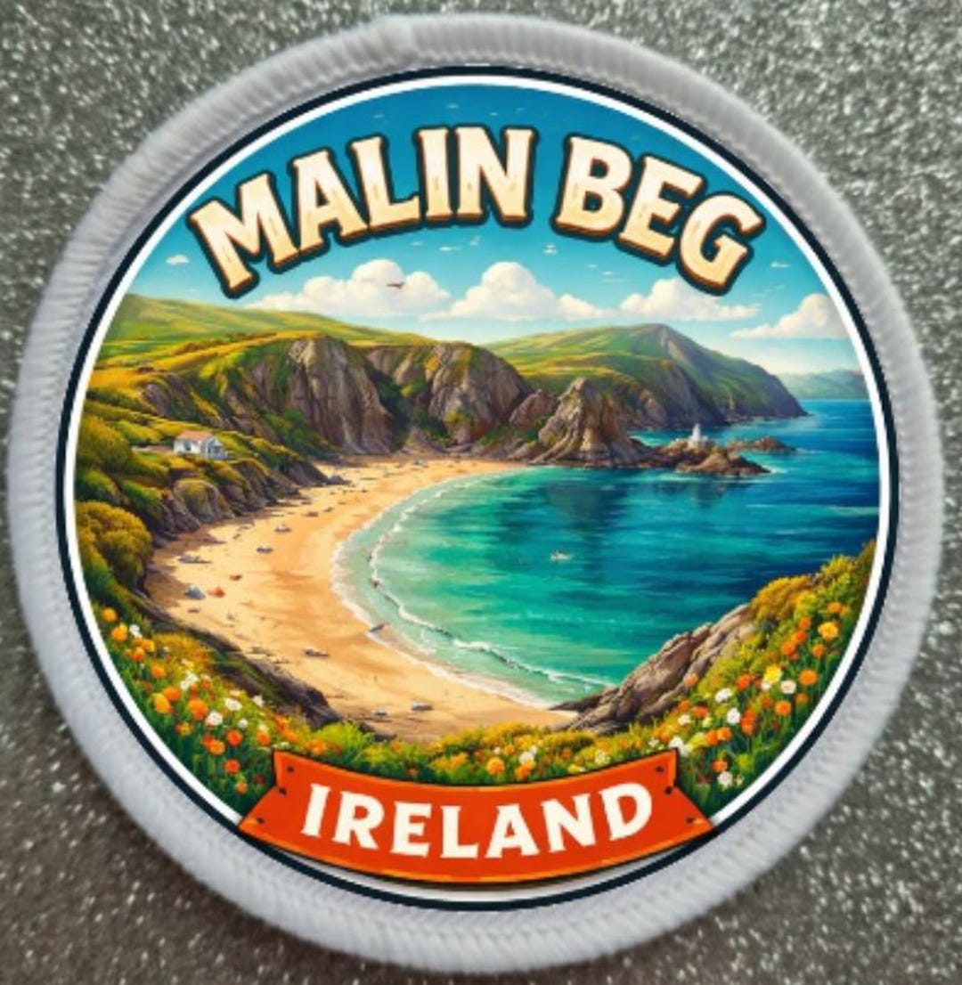3 Inch Malin Beg Ireland Sublimation Patch Badge - Etsy