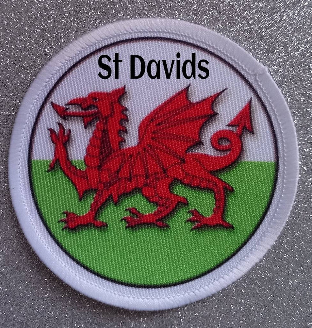 7 Inch Large St Davids Wales Patch Badge - Etsy