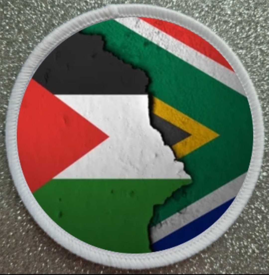 3 Inch South Africa Palestine Palestinian Solidarity Flag Patch Badge ...