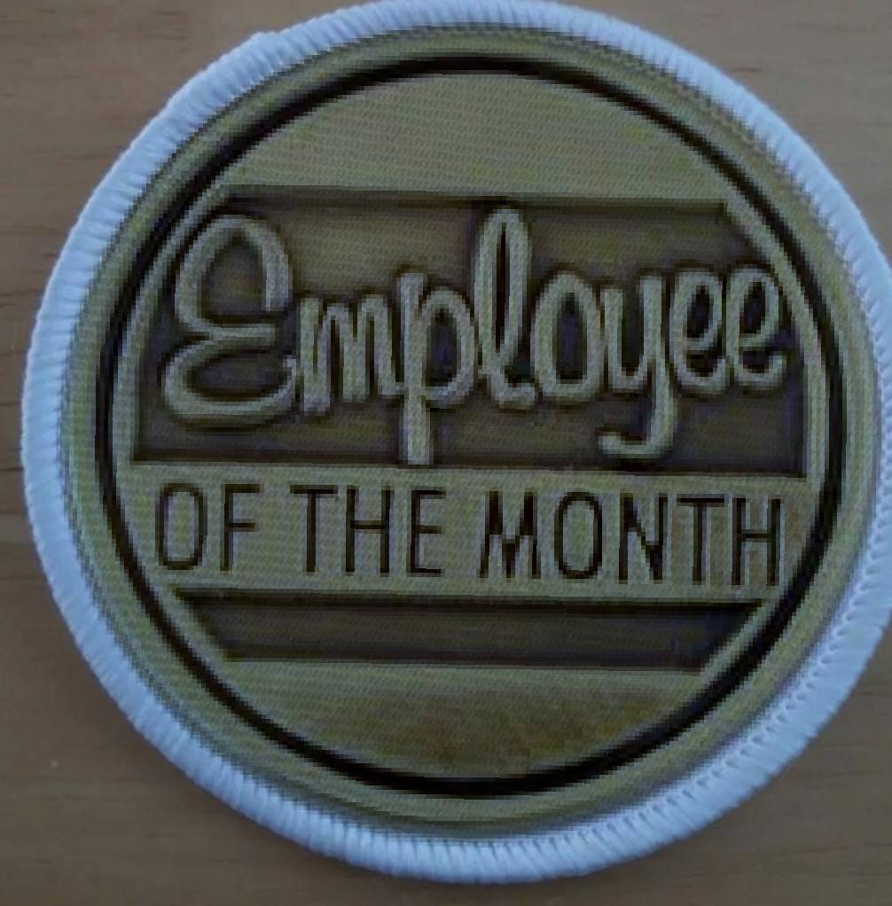 Employee of the Month Patch Badge - Etsy
