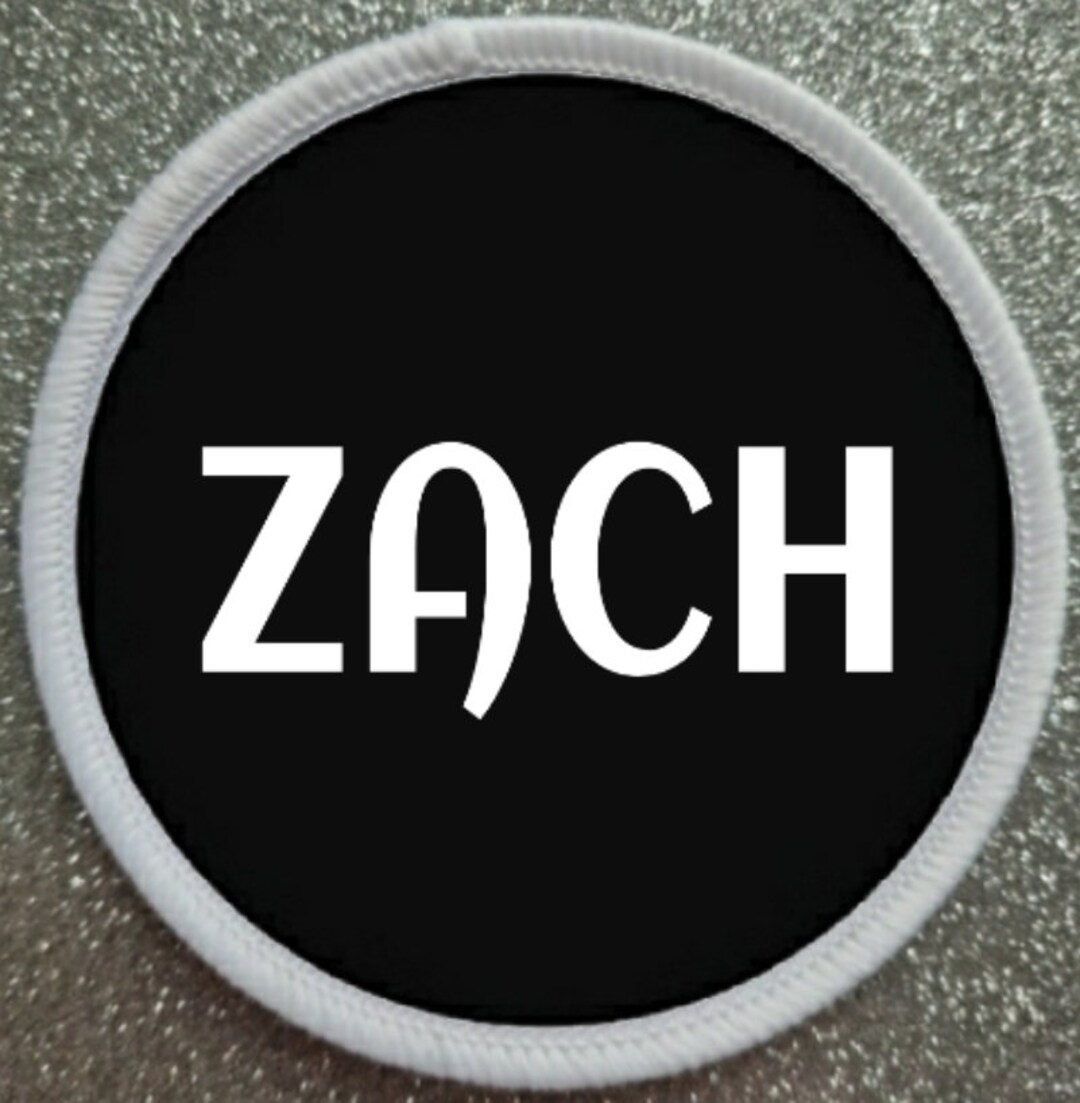 Zach Name 3 Inch Patch Badge - Etsy