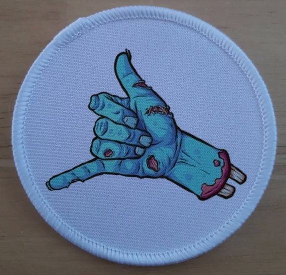 Zombie Shaka Patch Badge - Etsy