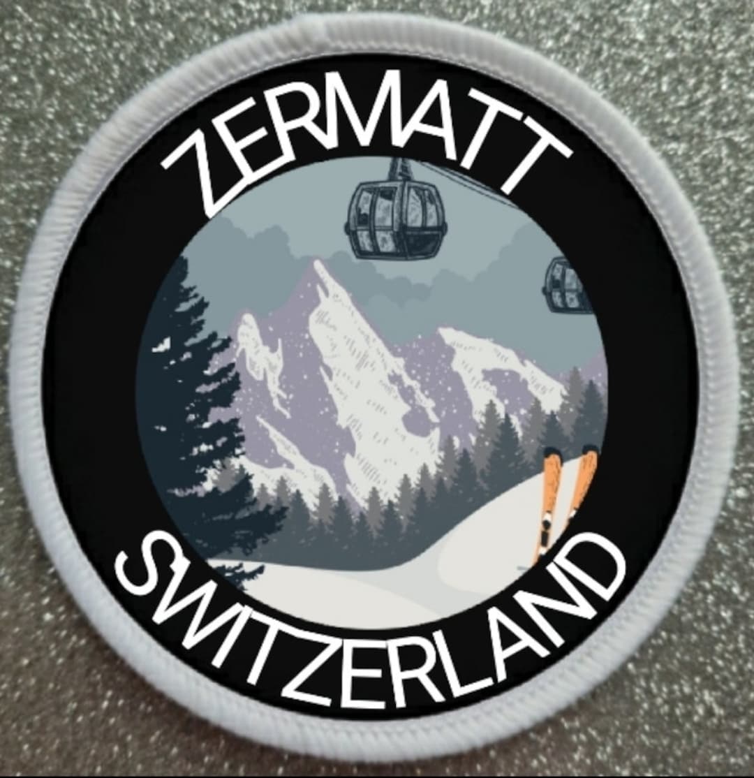 Zermatt Switzerland Ski Resort 3 Inch Patch Badge - Etsy