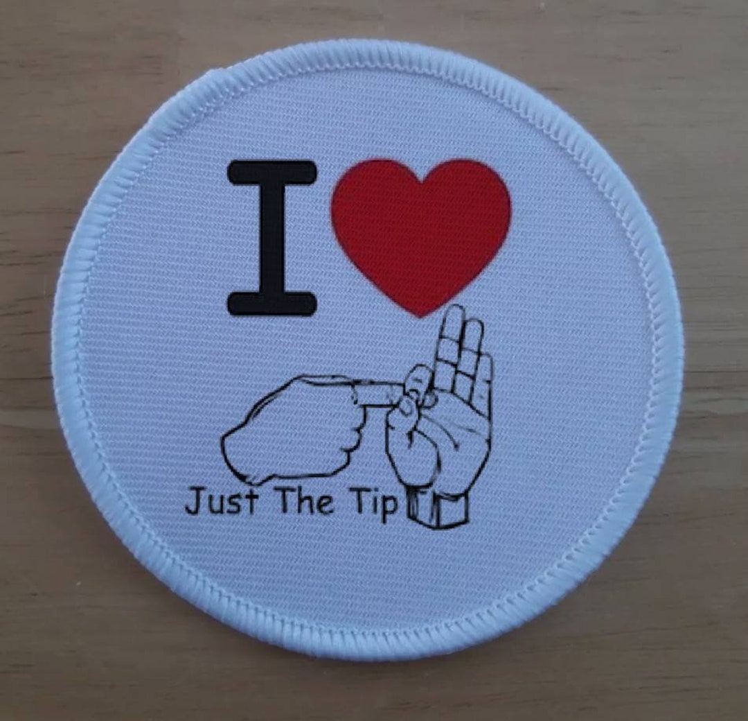 Just the Tip Patch Badge - Etsy