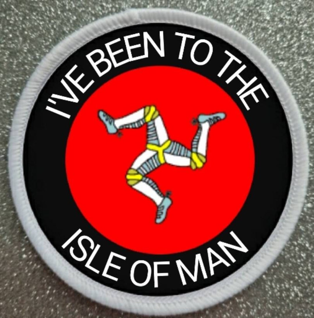 Isle of Man 3 Inch Patch Badge - Etsy
