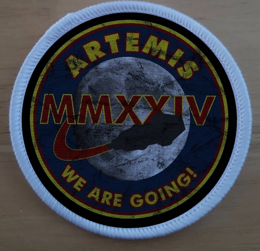 Artemis Moon Landing 2024 Patch Badge - Etsy