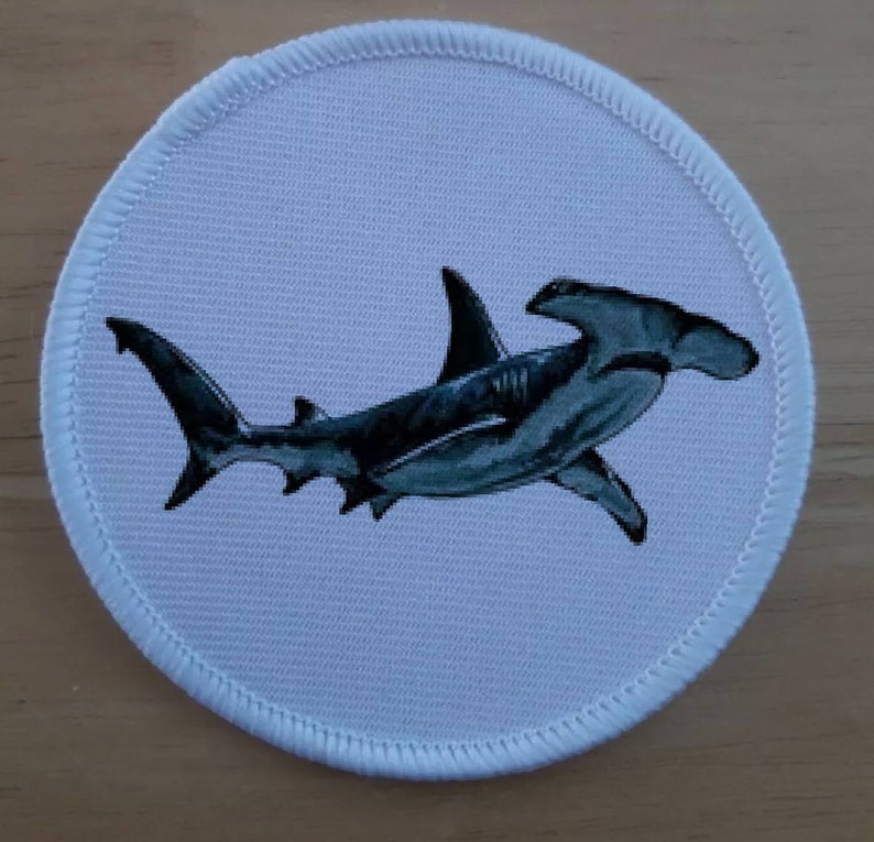 3 Hammerhead Shark Patch Badge - Etsy