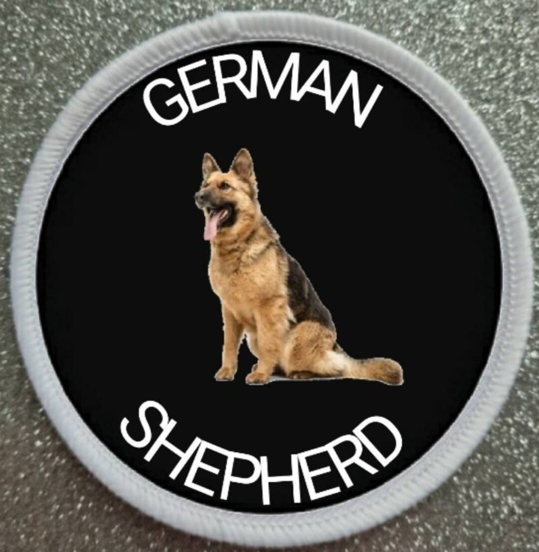 3 Inch German Shepherd Patch Badge - Etsy