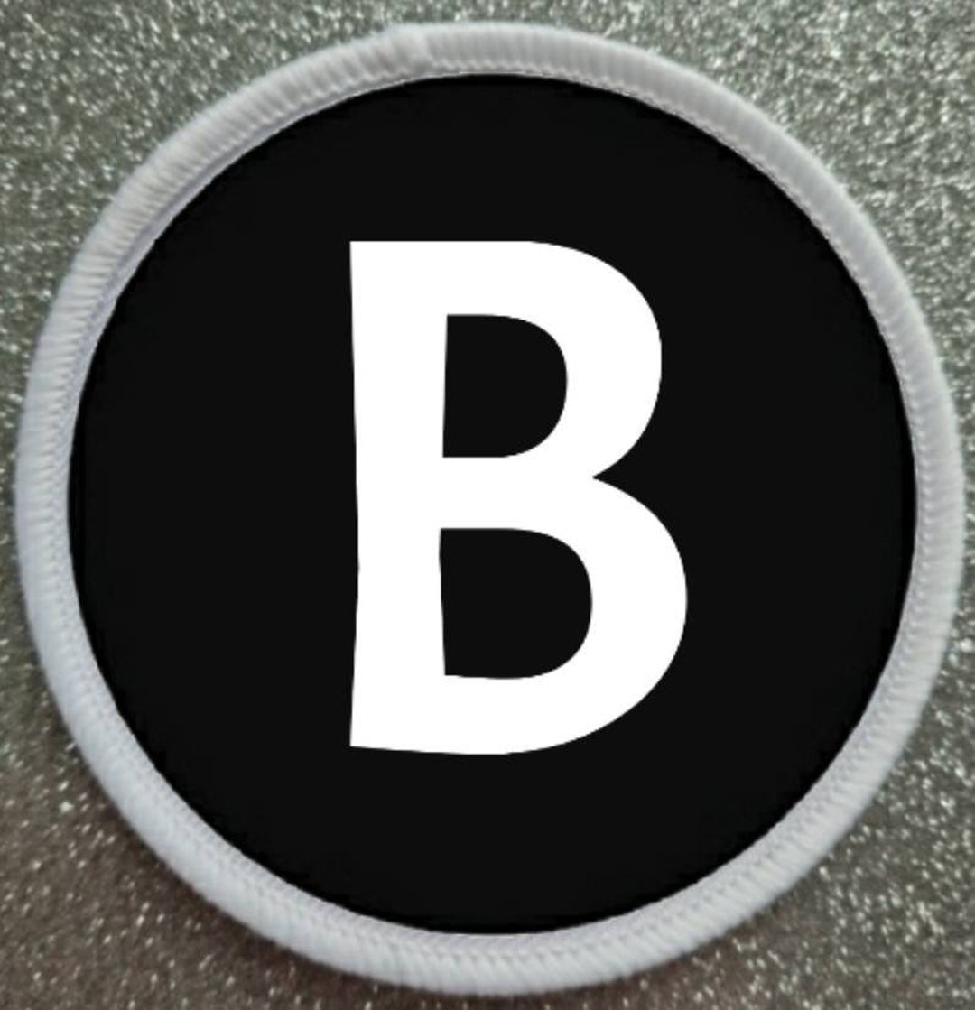 3 Inch Alphabet Letter B Patch Badge - Etsy