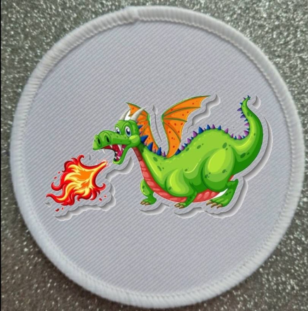 3 Inch Dragon Patch Badge - Etsy