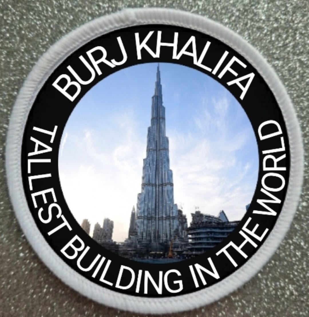 3 Inch Burj Khalifa Dubai Patch Badge - Etsy