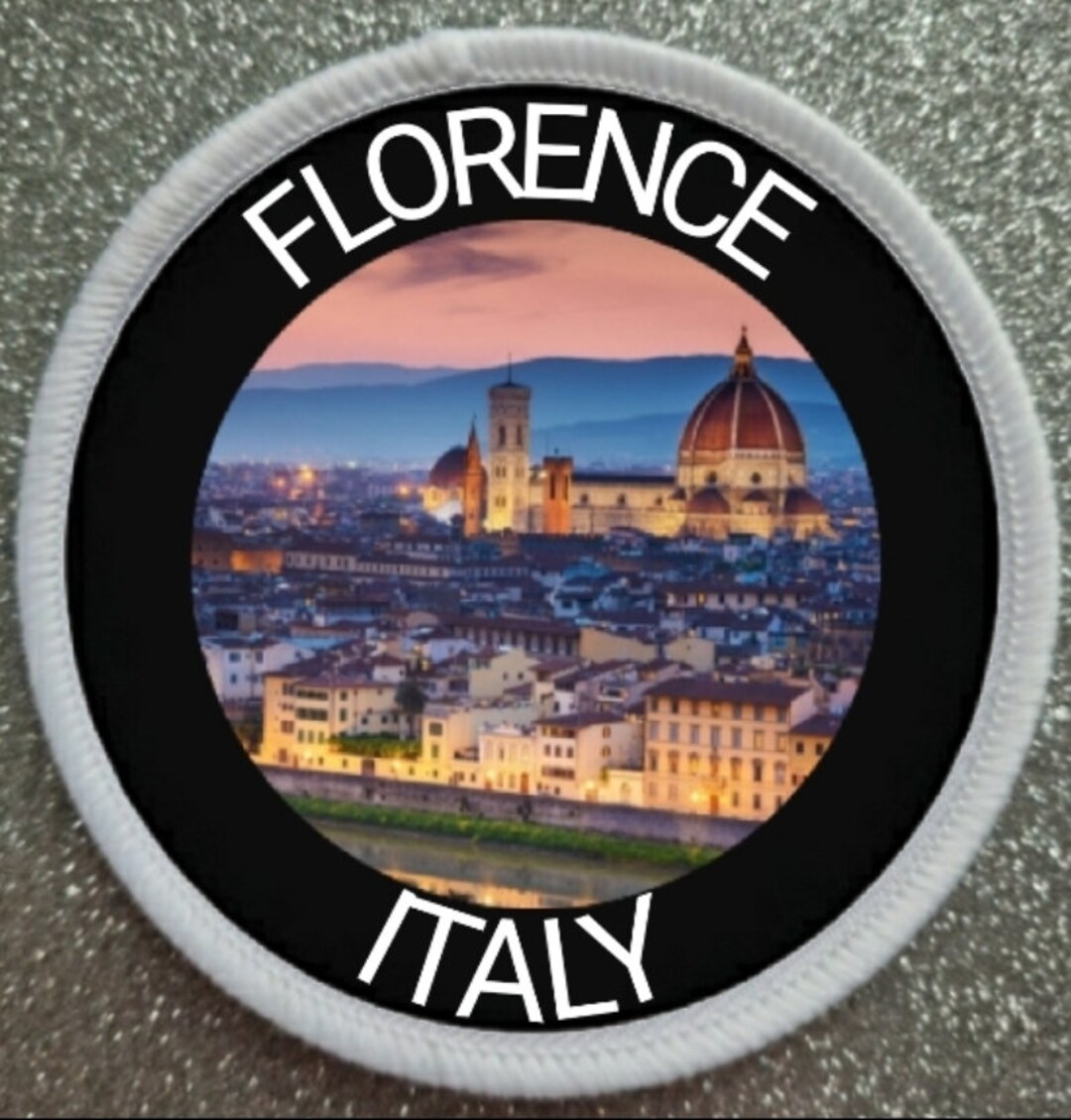 Florence Italy 3 Inch Patch Badge - Etsy
