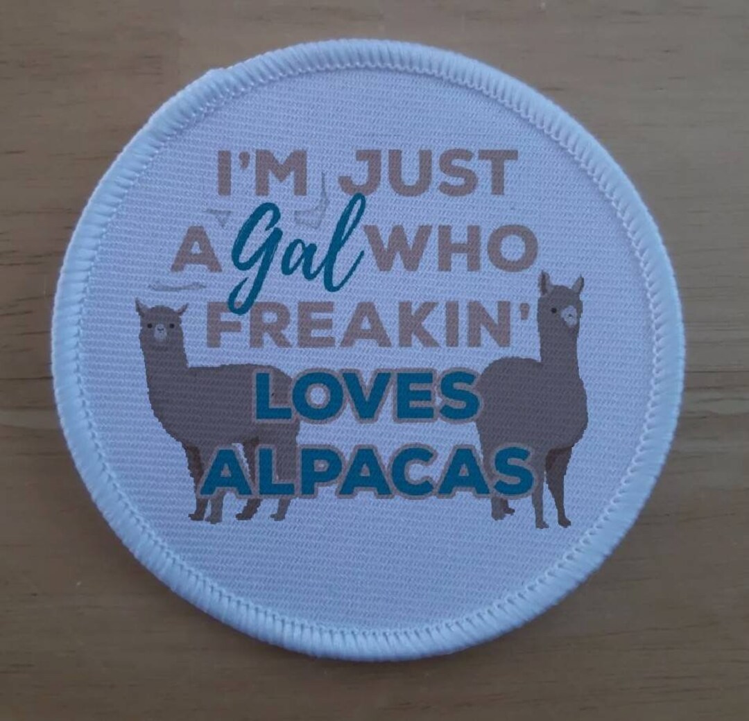 Alpaca Patch Badge - Etsy