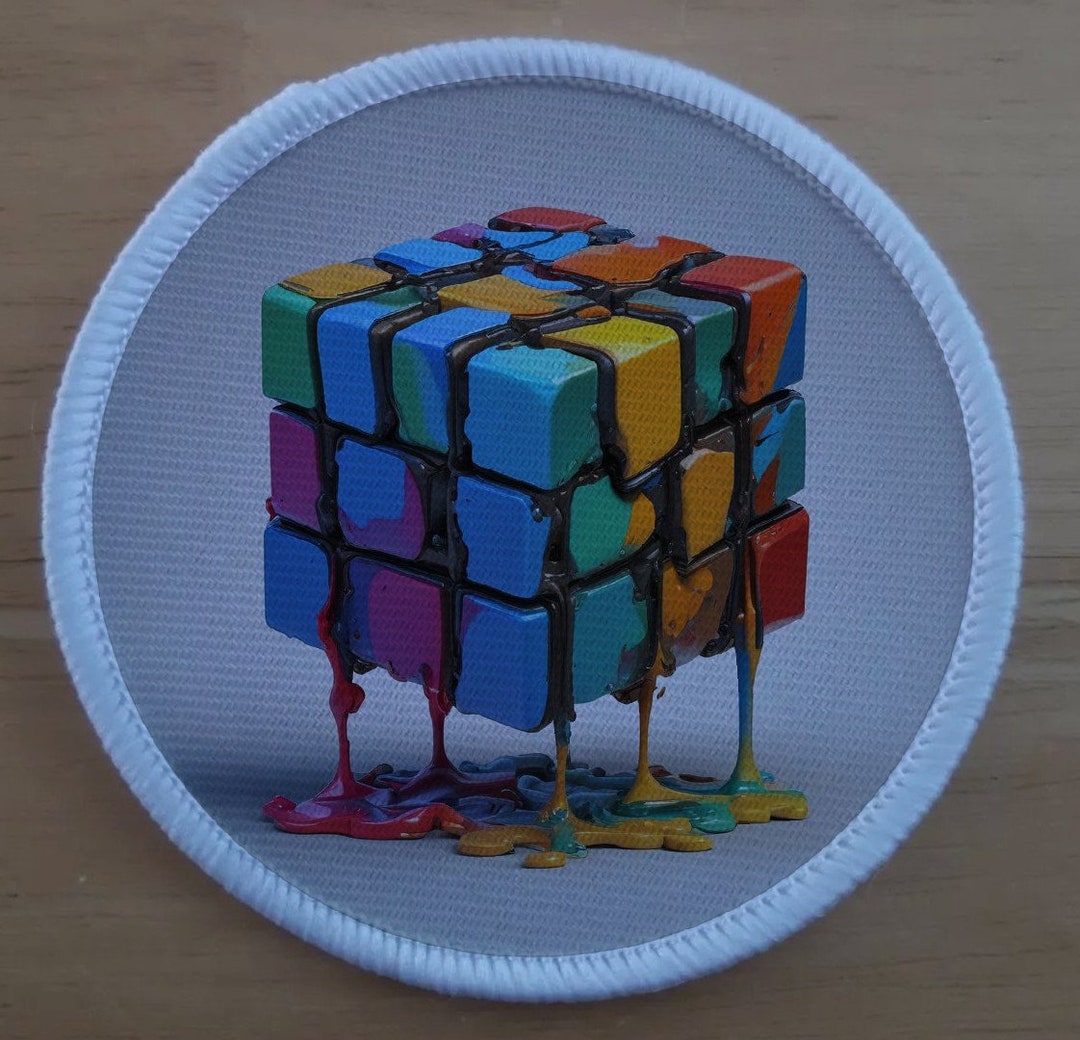 Melting Cube 3 Inch Patch Badge - Etsy