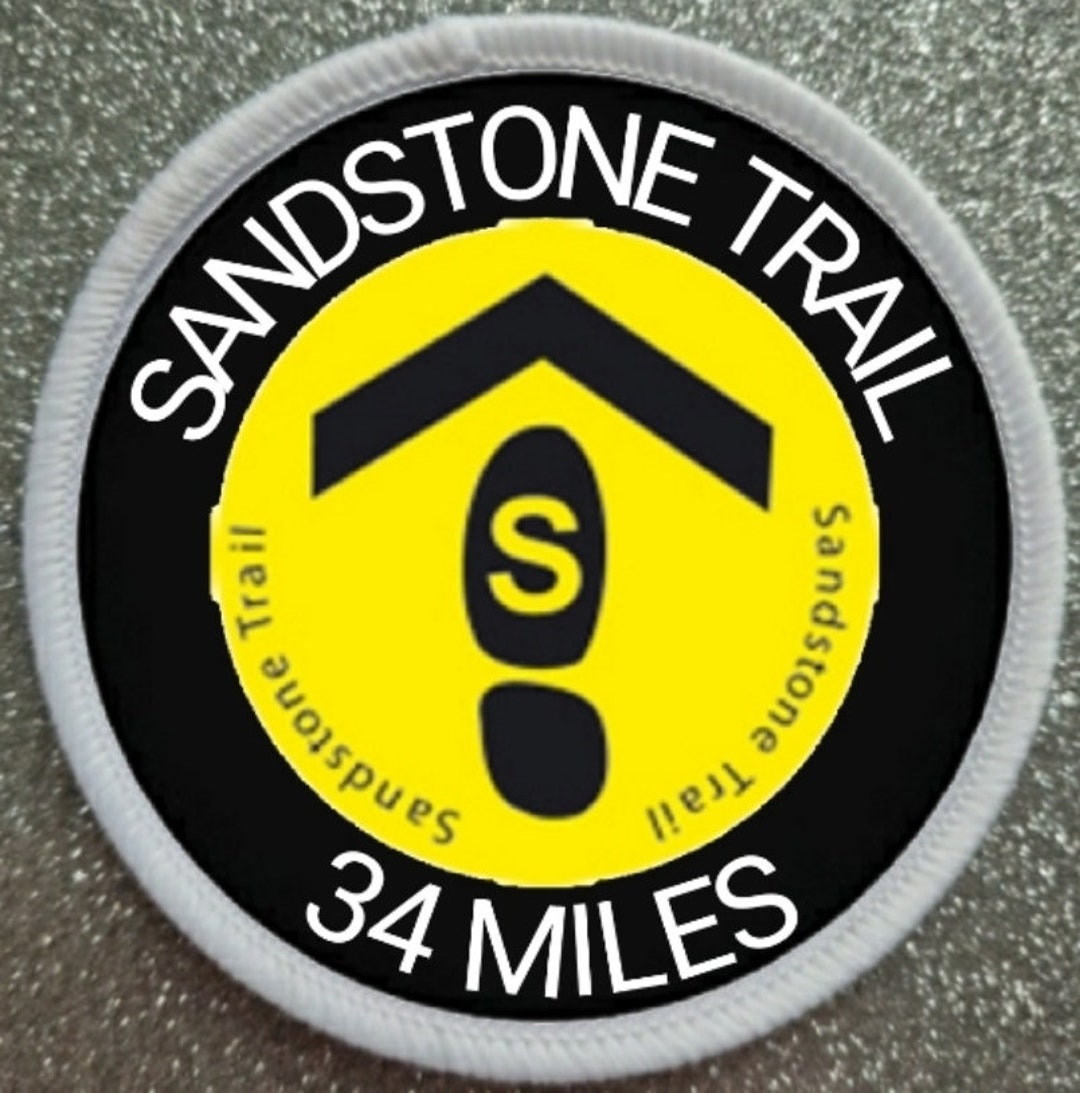 Sandstone Trail England 34 Miles 3 Inch Patch Badge - Etsy
