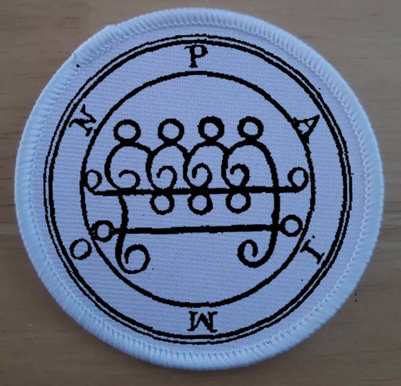 Paimon Religious Symbol Fear Of The Unknown Patch Badge | Etsy