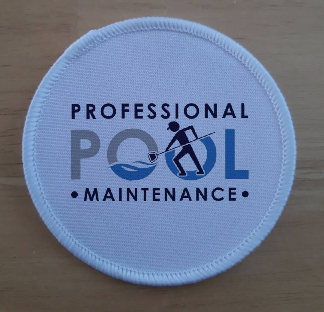 Swimming Pool Maintenance Patch Badge - Etsy