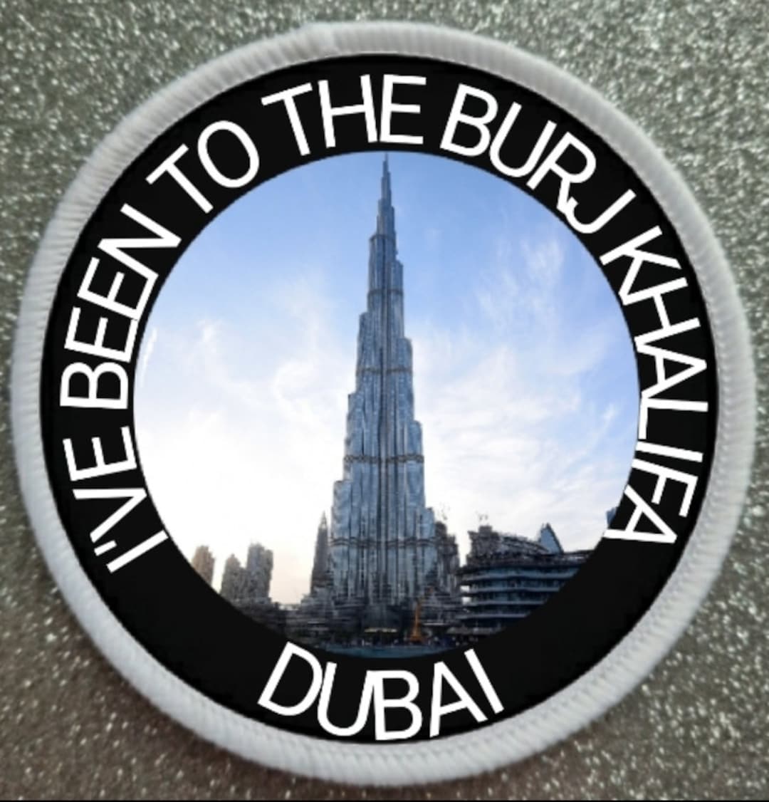 3 Inch Burj Khalifa Dubai Patch Badge - Etsy