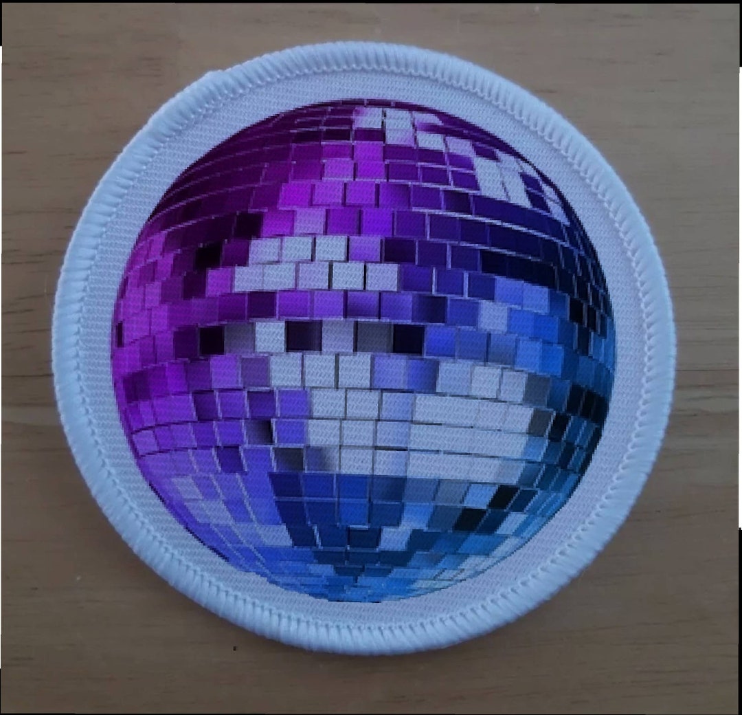 Disco Ball Patch Badge - Etsy